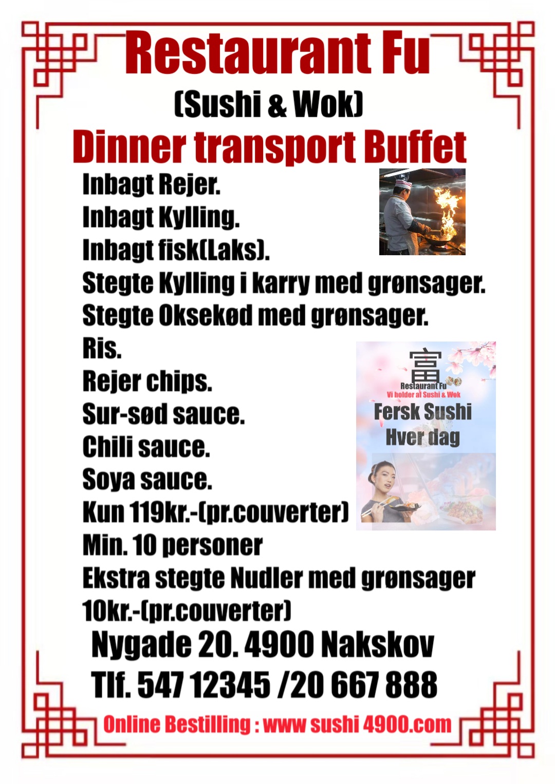 Menu – Restaurant Fu