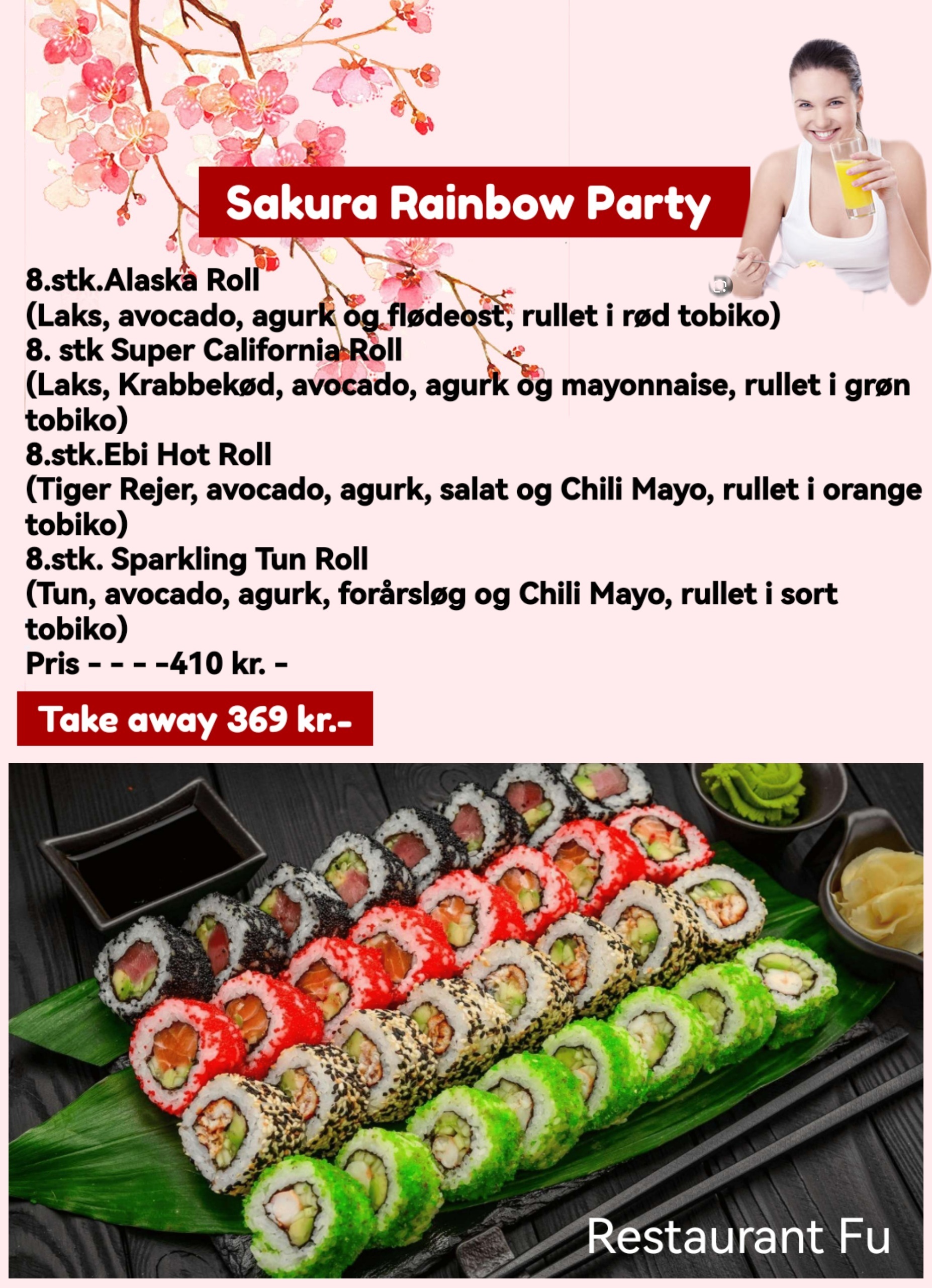 Sushi Special Tilbud Menu – Restaurant Fu